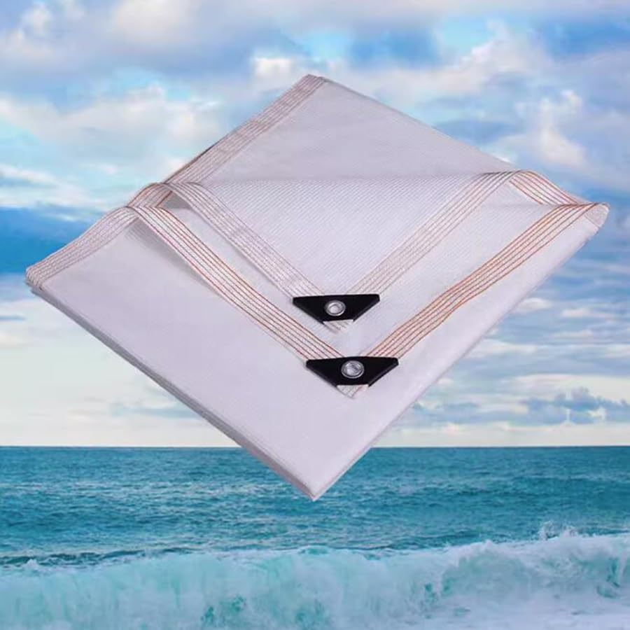 Amazon.com : 60% Outdoor Sunblock Shade Cloth, White Shade Netting with ...