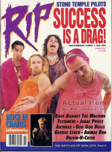 RIP Magazine ALICE IN CHAINS Porno For Pyros JUDAS PRIEST George Lynch ...