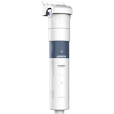 Woder WD-S-8K-ADV-JG Ultra High Capacity Inline Water Filter with ¼ ...