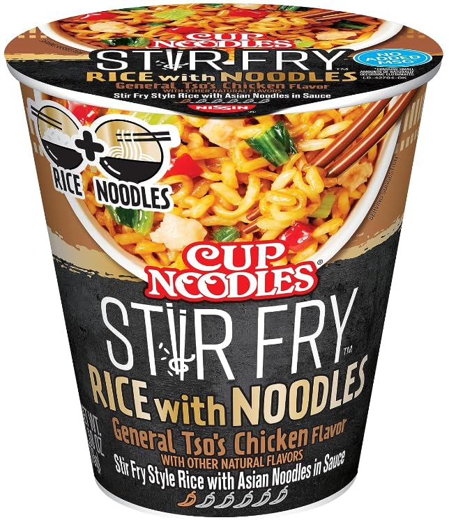 Amazon.com: Stir Fry, Cup Noodles Stir Fry Noodles in Sauce + King ...