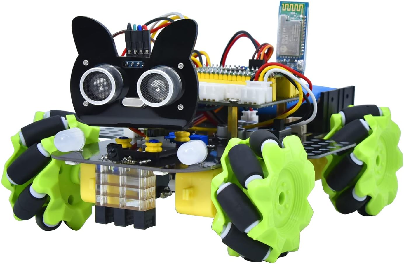 KEYESTUDIO 4WD Mecanum PICO Robot Car pour Raspberry Pi, Programmation ...