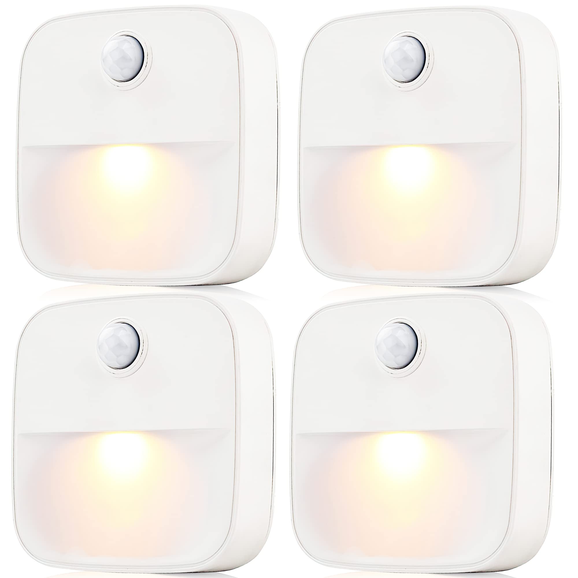 FIBOOMERANG Motion Sensor Night Light, Smart LED Nightlight Plug-in ...
