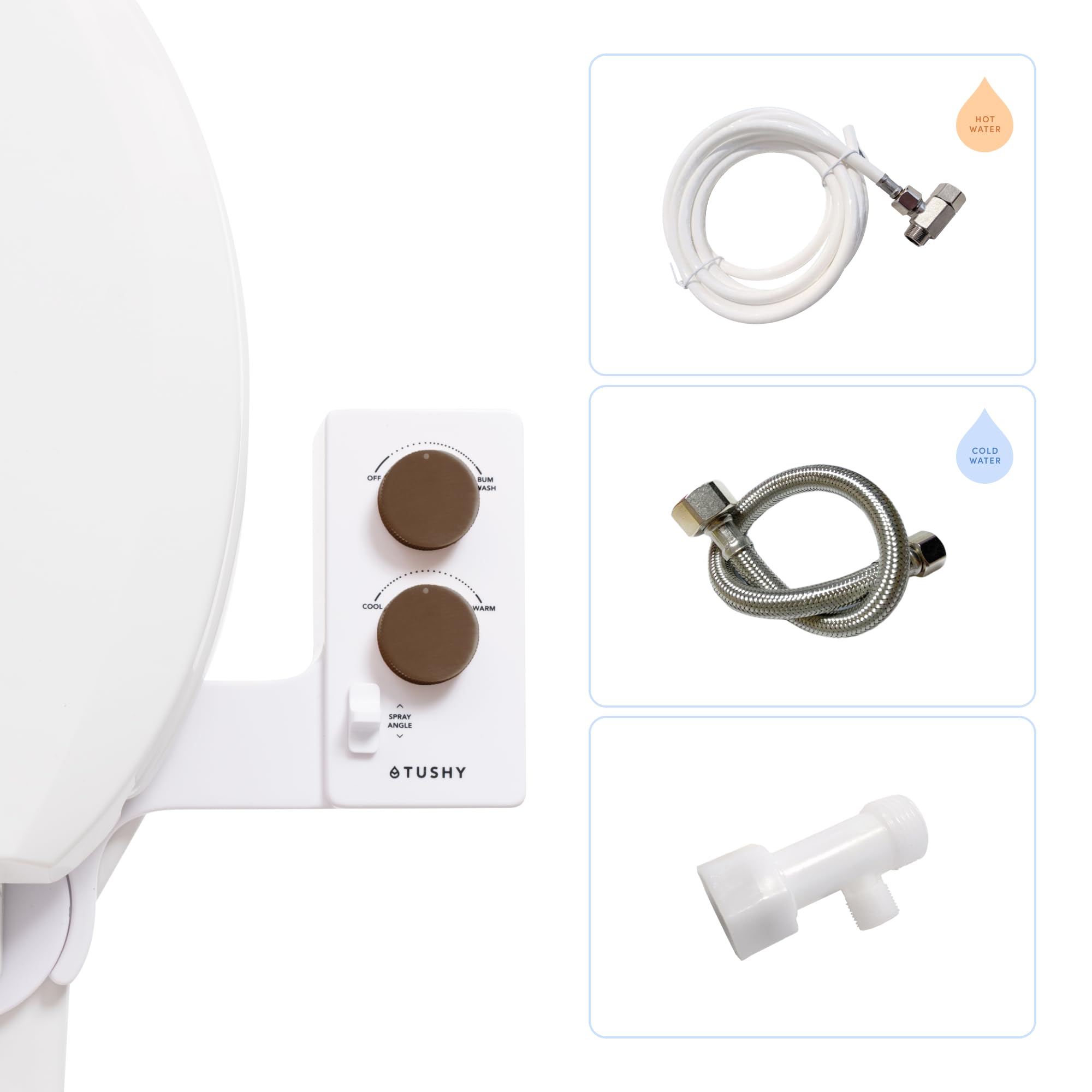Snapklik.com : TUSHY Self-Cleaning Cool To Warm Water Bidet Attachment ...