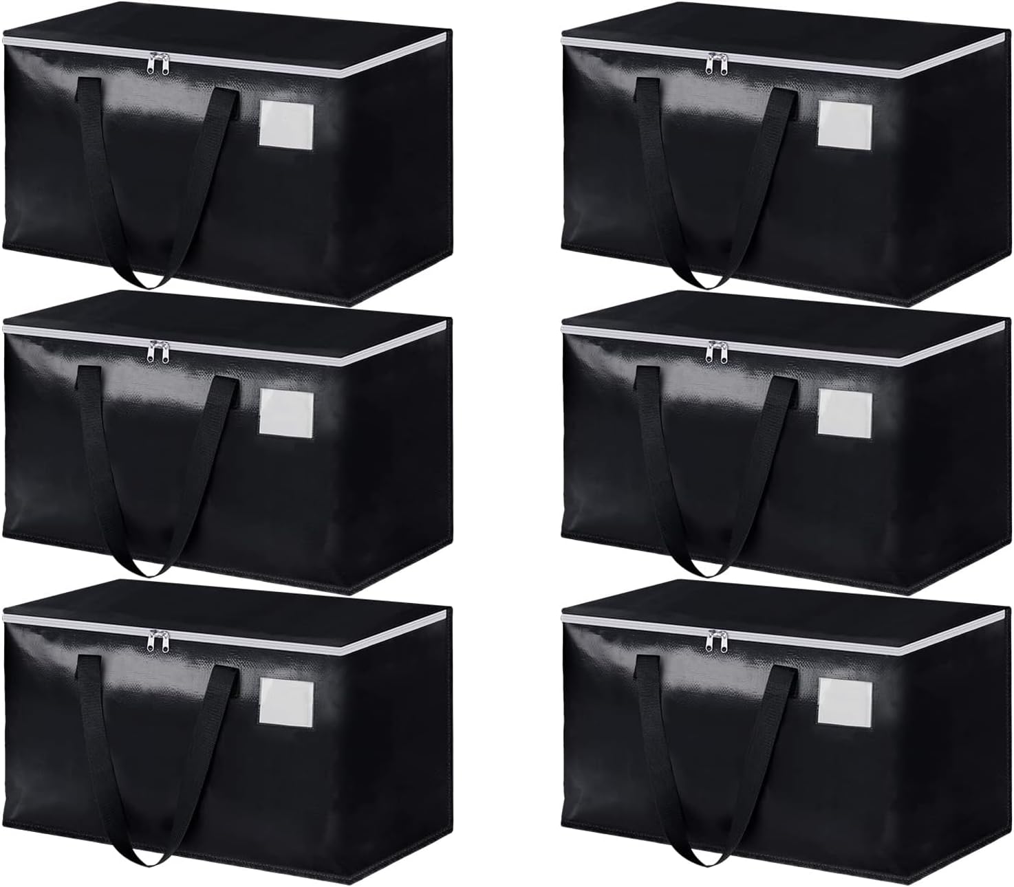 6 Pack Extra Large Moving Bags, Heavy Duty Storage Tote Bags, Travel ...