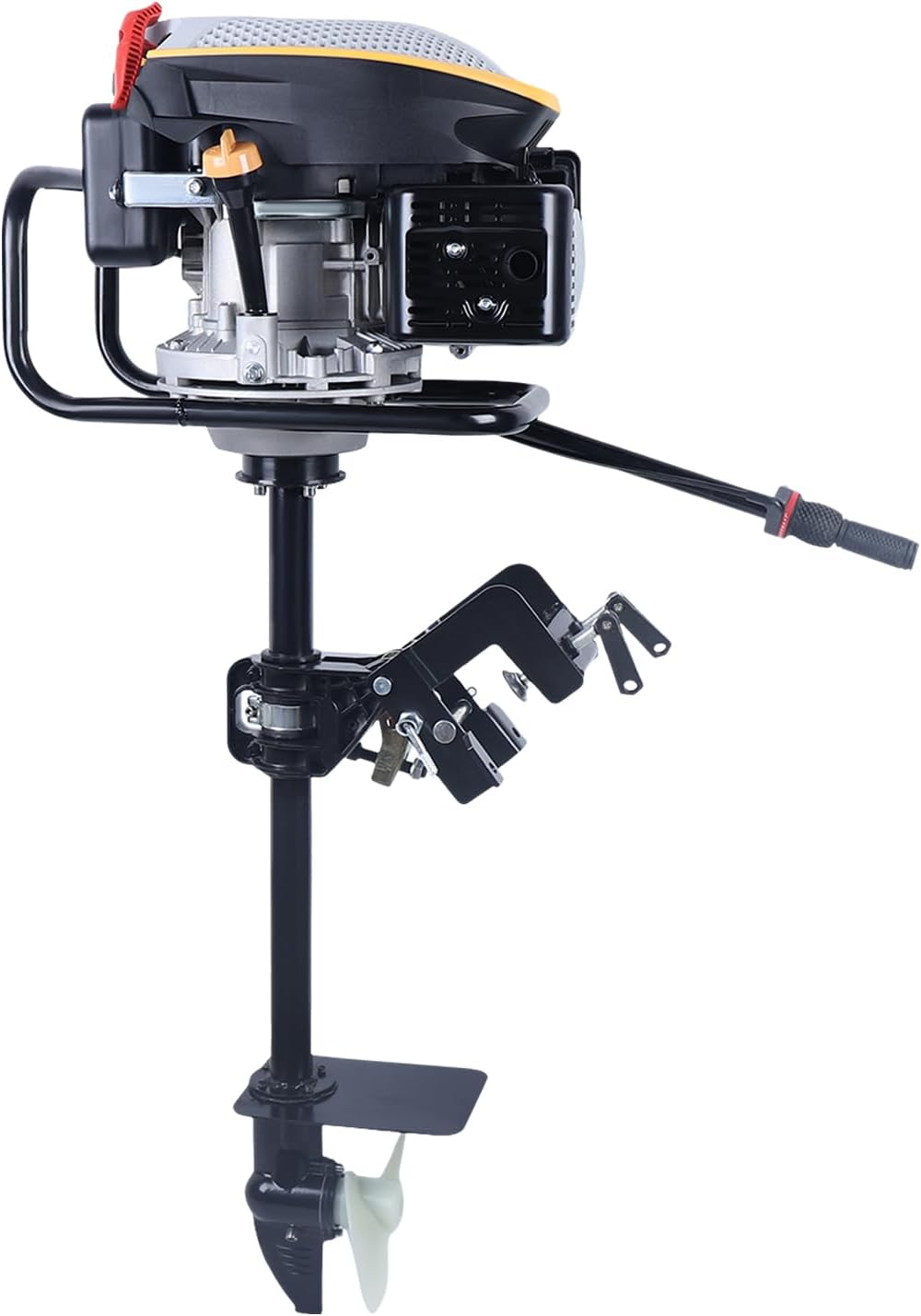 Amazon.com: 225cc 4-Stroke Outboard Boat Motor Fishing Boat Engine, 9HP ...