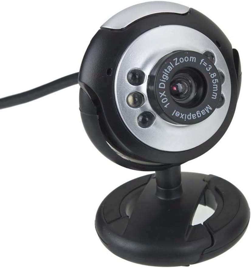 Amazon.com: Trust 5.0 Mega USB 6 LED Webcam Web Cam Camera w/ Mic ...