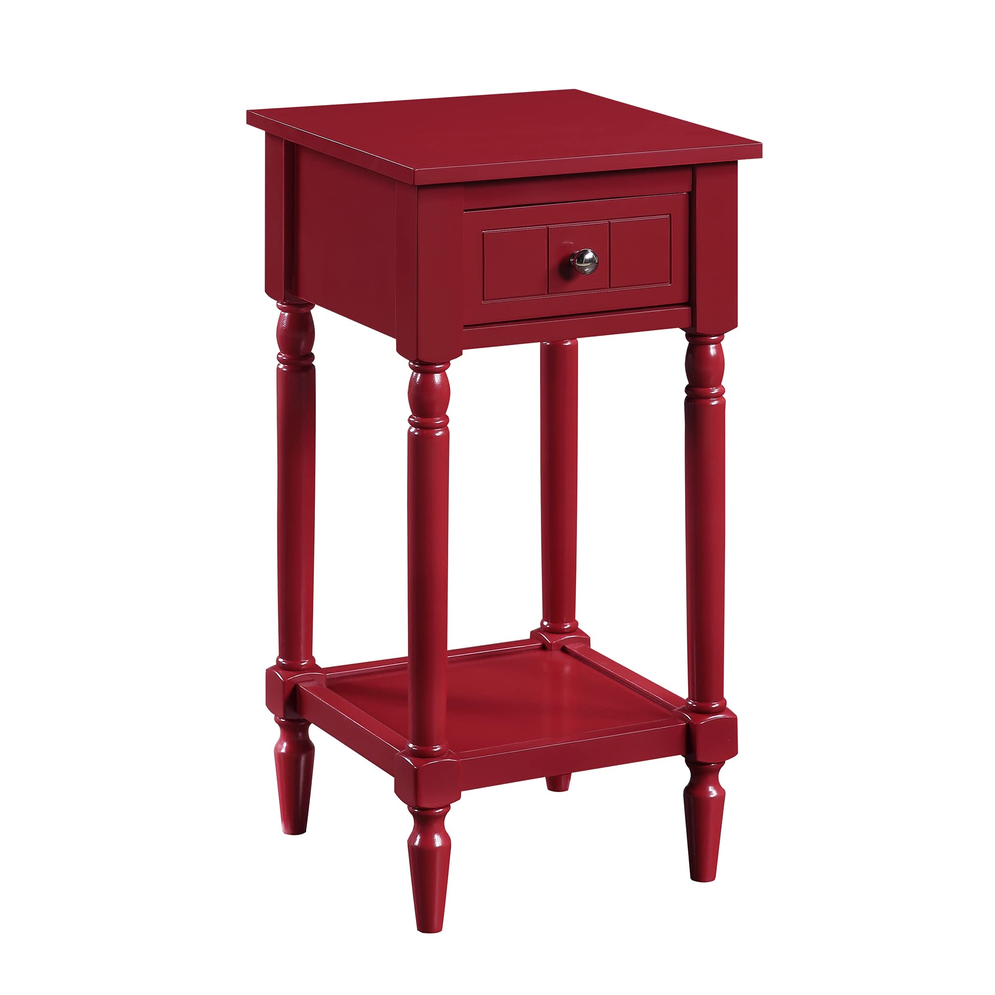 Convenience Concepts French Country Khloe 1 Drawer Accent End Table 14" - Traditional Farmhouse ...