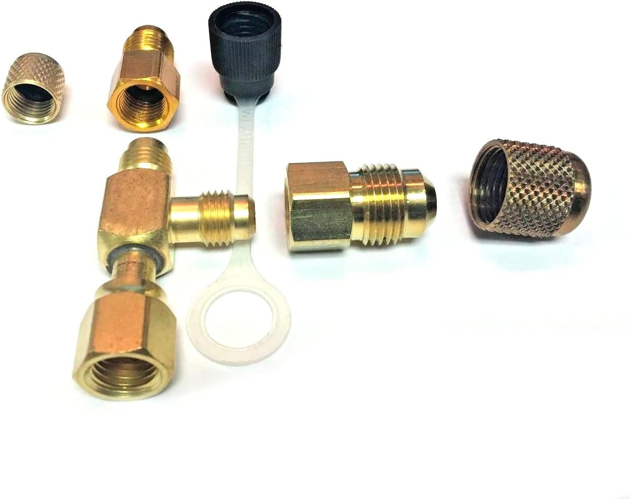 Amazon.com: VACUUM PUMP, UNIVERSAL INLET ADAPTER TEE KIT, 1/4", 1/2"& 3 ...