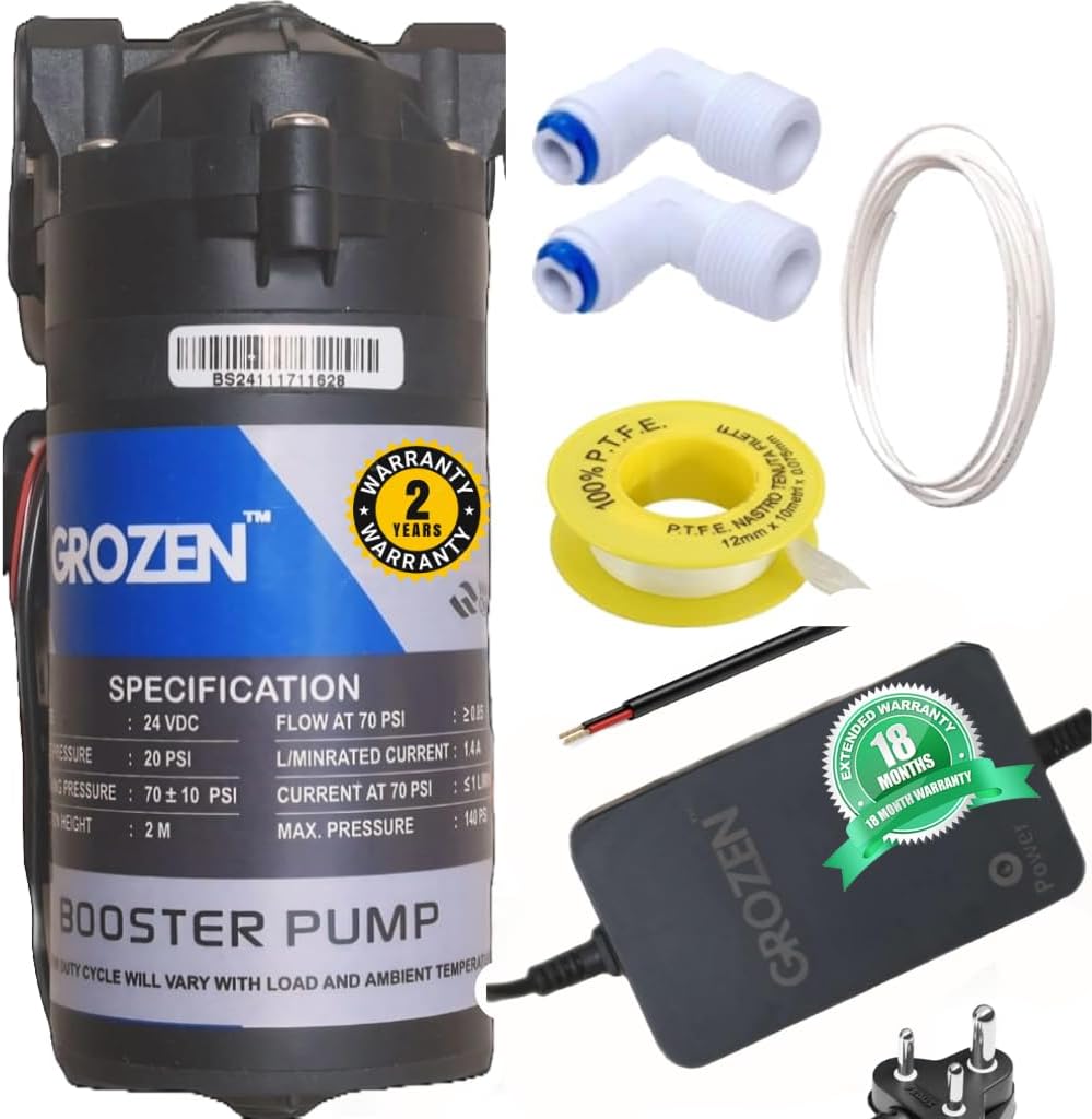 Noir Aqua RO Booster Pump Motor 100 GPD Heavy Duty Diaphragm Motor ...