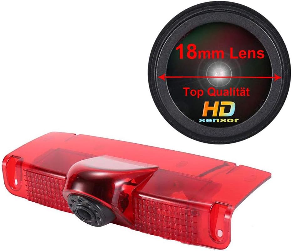 Amazon.com: HDMEU Car Third Roof Top Mount Brake Lamp Camera Brake ...