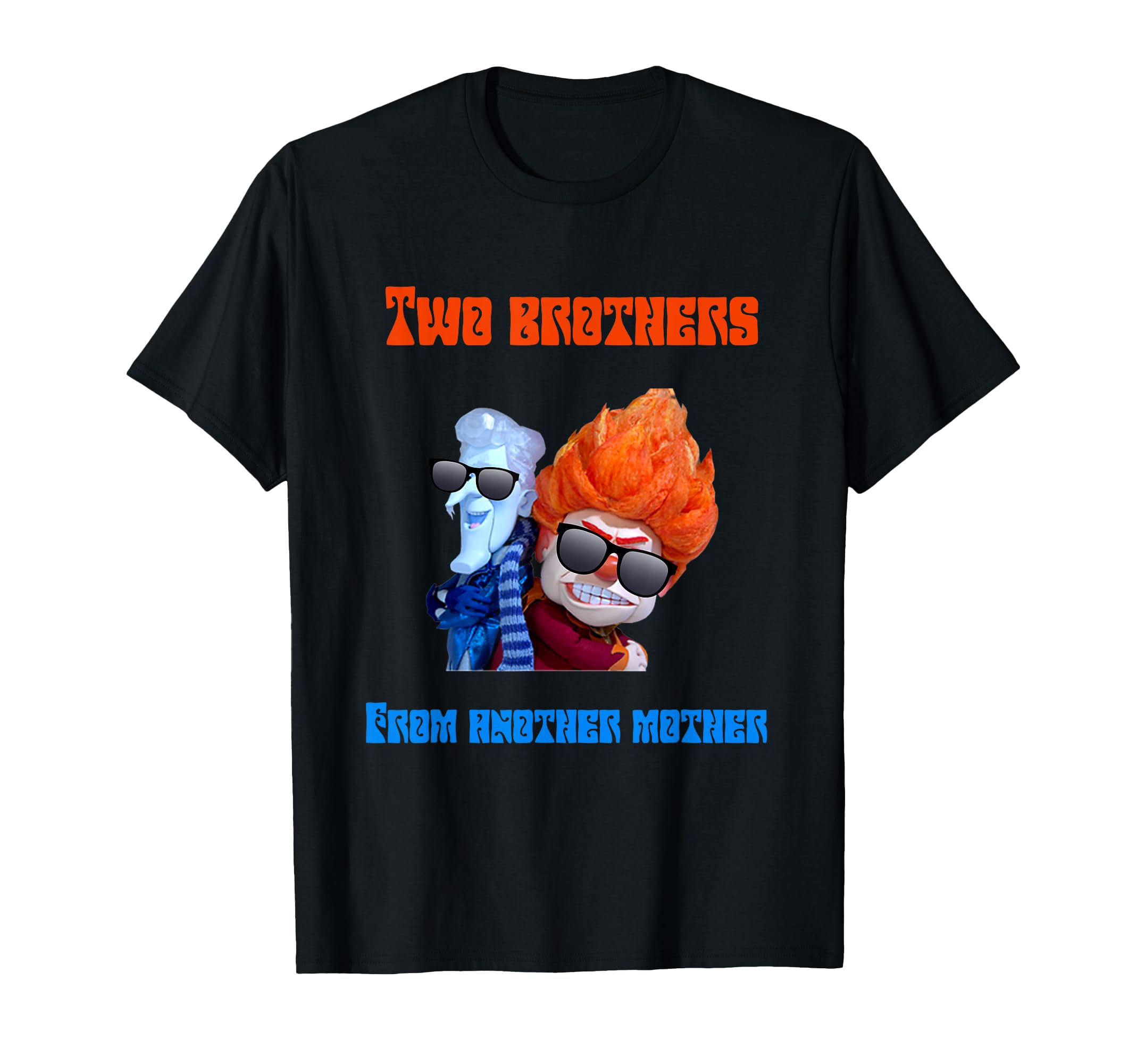 Amazon.com: Funny Hot and Cold Weather Miser Brothers Novelty T-Shirt ...