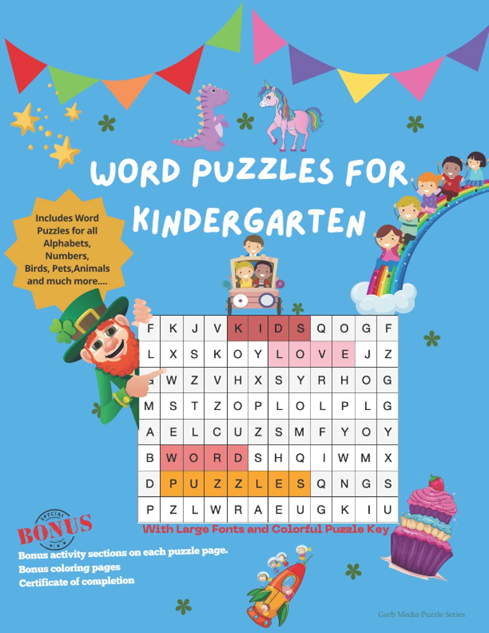 Word Puzzles for Kindergarten: Garb Media Group: 9781956130003: Amazon ...