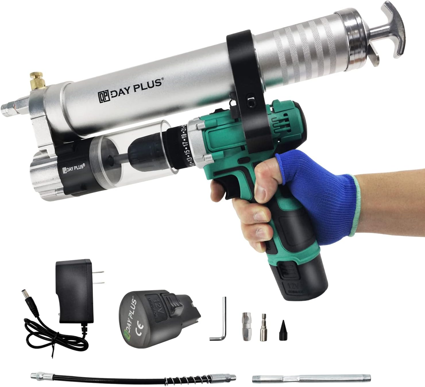Amazon.com: EFAN Electric Powered Grease Gun, 10000 PSI Heavy Duty ...