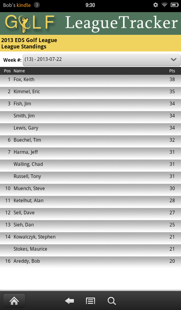 Golf League Tracker - App on the Amazon Appstore