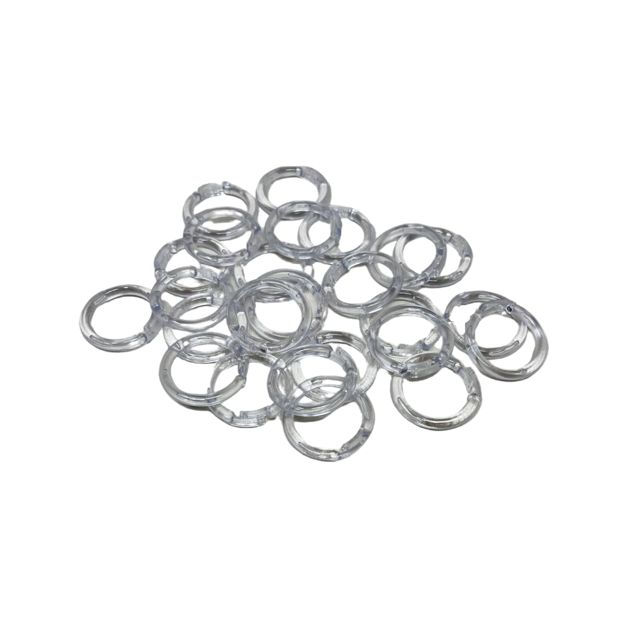 Amazon.com: DMSE Wholesale Plastic Split Ring Curtains Roman Shades ...