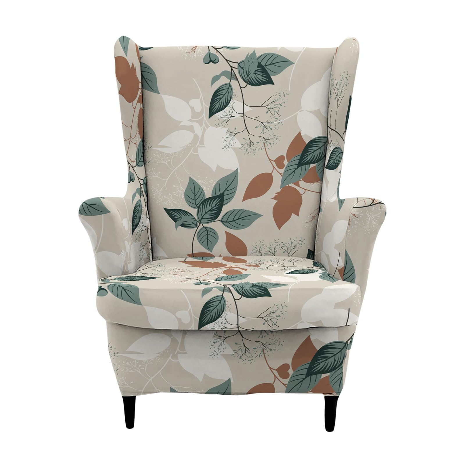 Amazon.com: CRFATOP Stretch Soft Wing Chair Slipcovers 2 Pieces ...