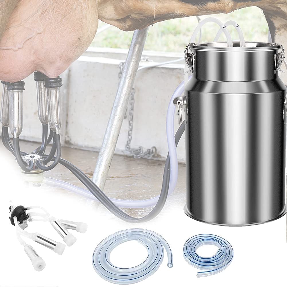 Buy HAIT Milking Machine for Cows and Goat, Pulsation Vacuum Pump ...