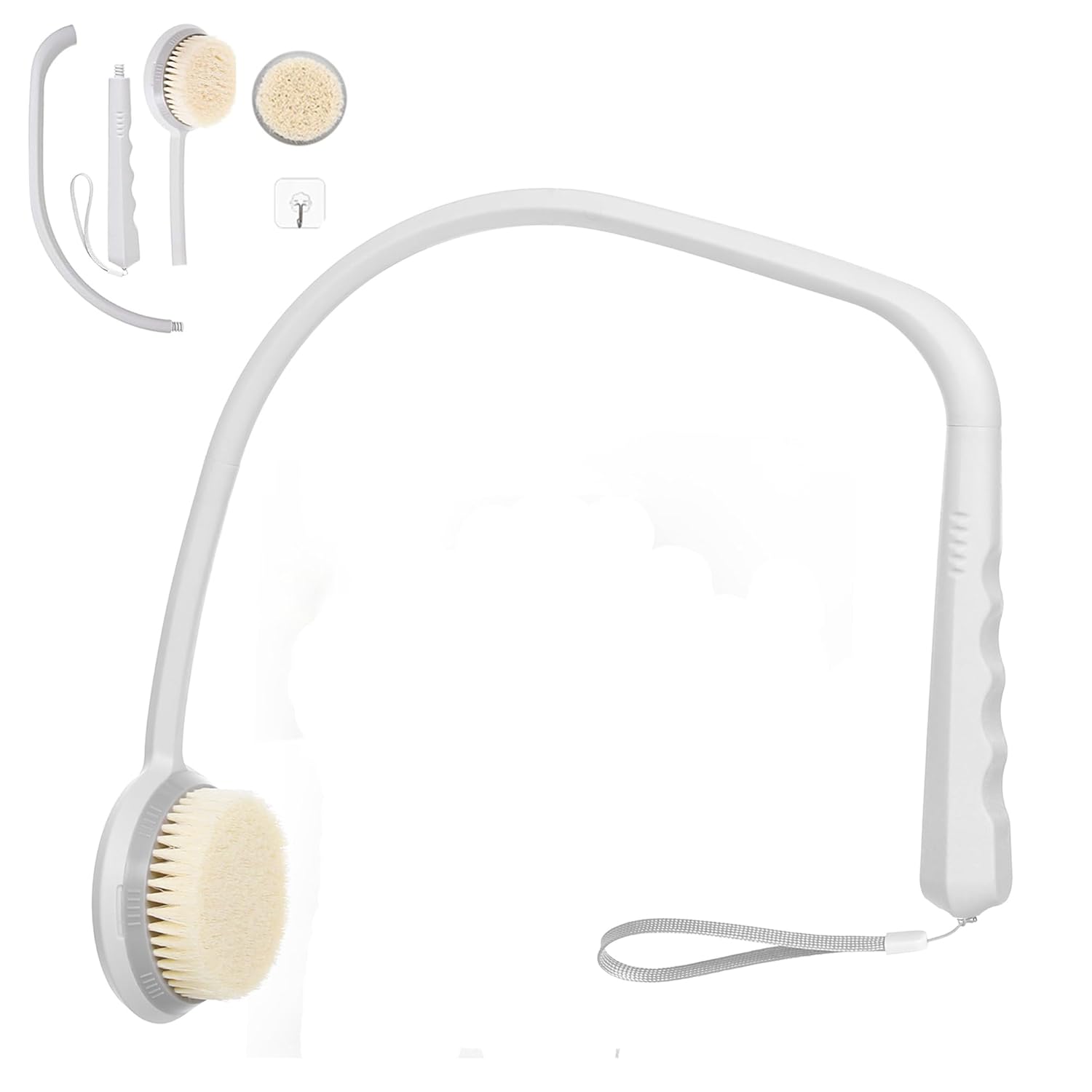 Amazon.com : TYYIHUA Back Bath Brush Long Handle for Shower, 31” Back ...