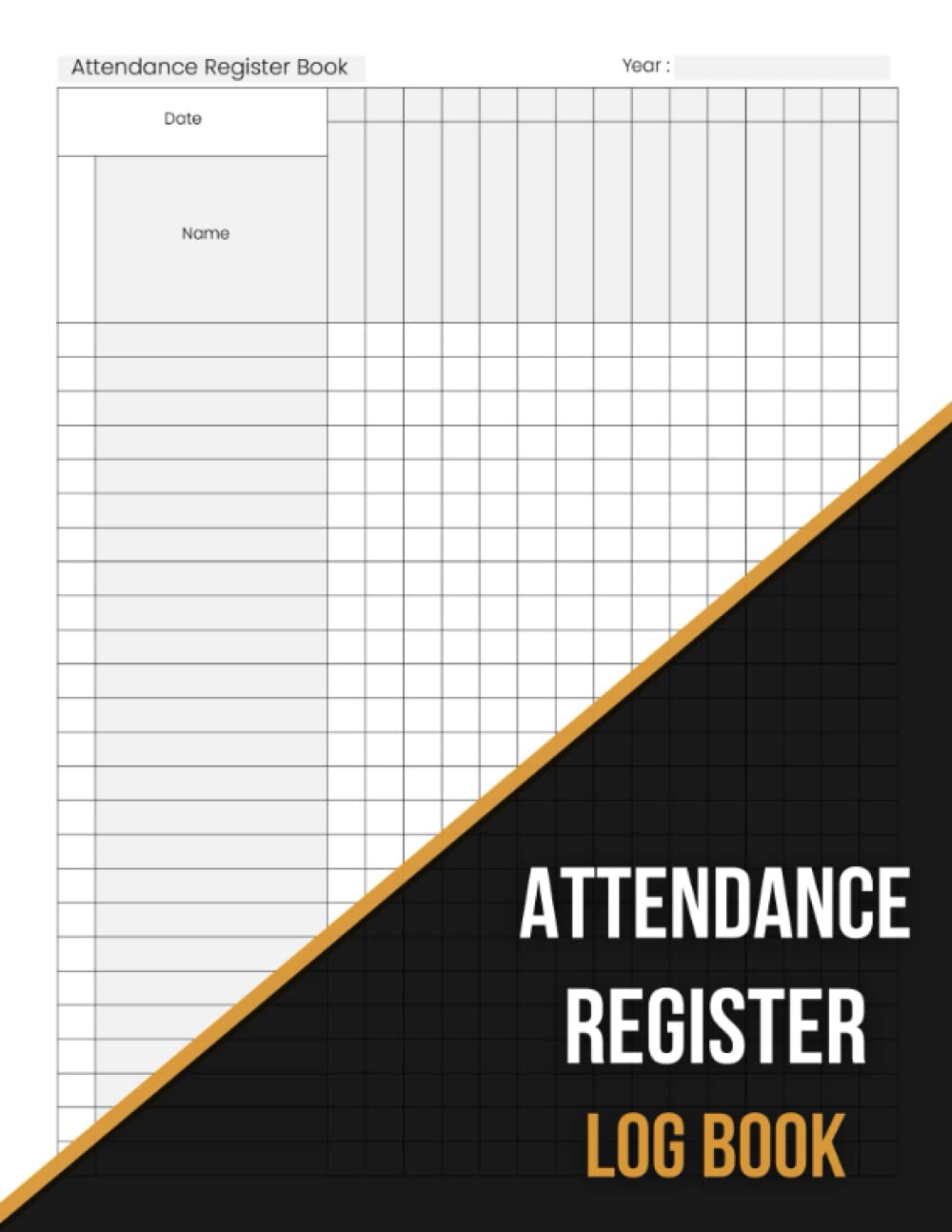 Buy Attendance Register Book: Simple Attendance Tracker with Space for ...
