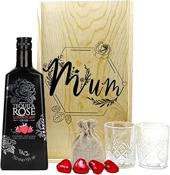 Tequila Rose Strawberry Cream Liqueur Gift Set with Shot Glasses for ...