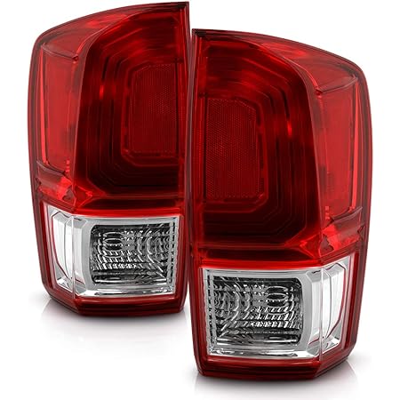 Amazon.com: For Toyota Tacoma 2016 17 18 19 2020 Tail Light Clear Lens ...