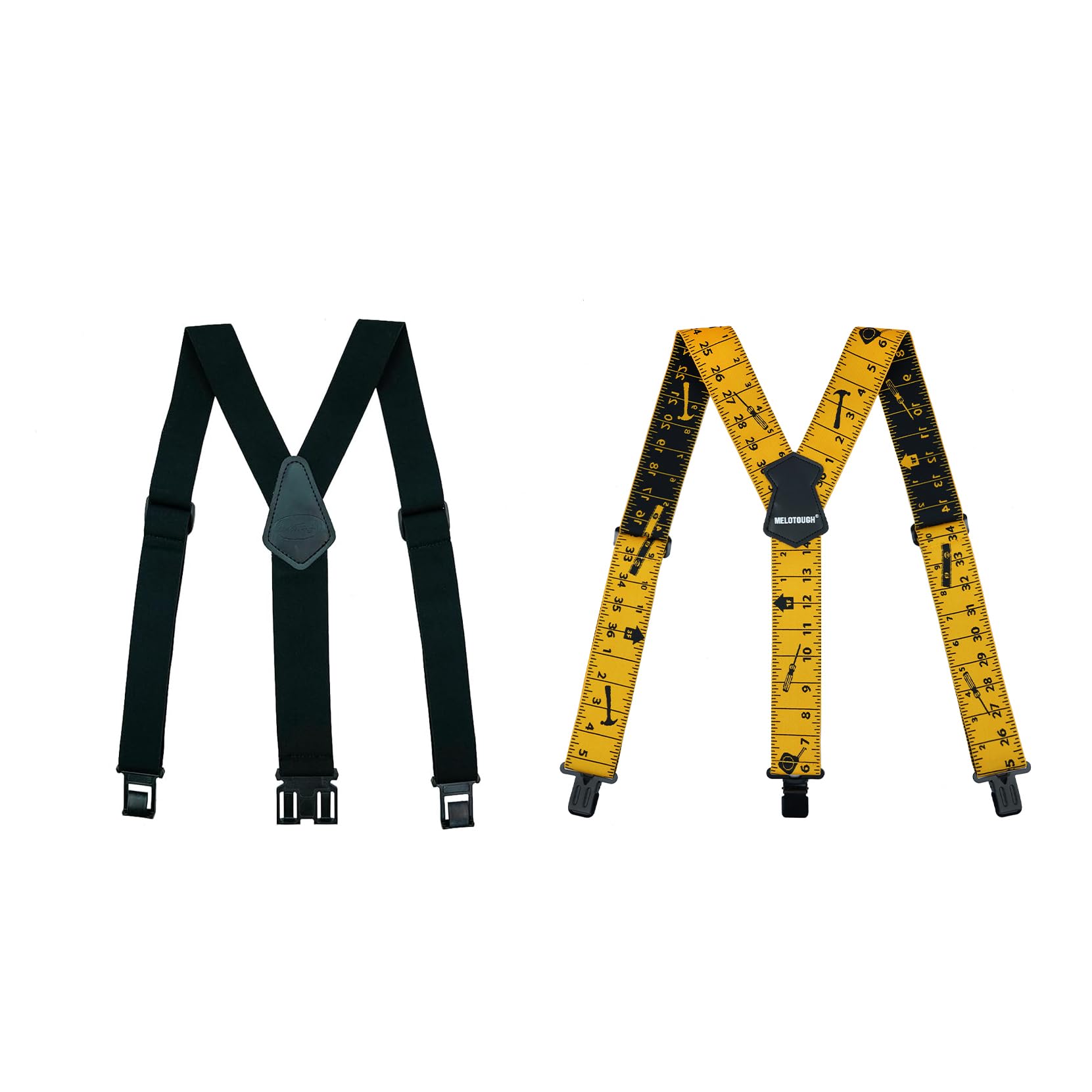 Amazon.com: MELOTOUGH Perry Suspenders Men's Elastic Hook End ...