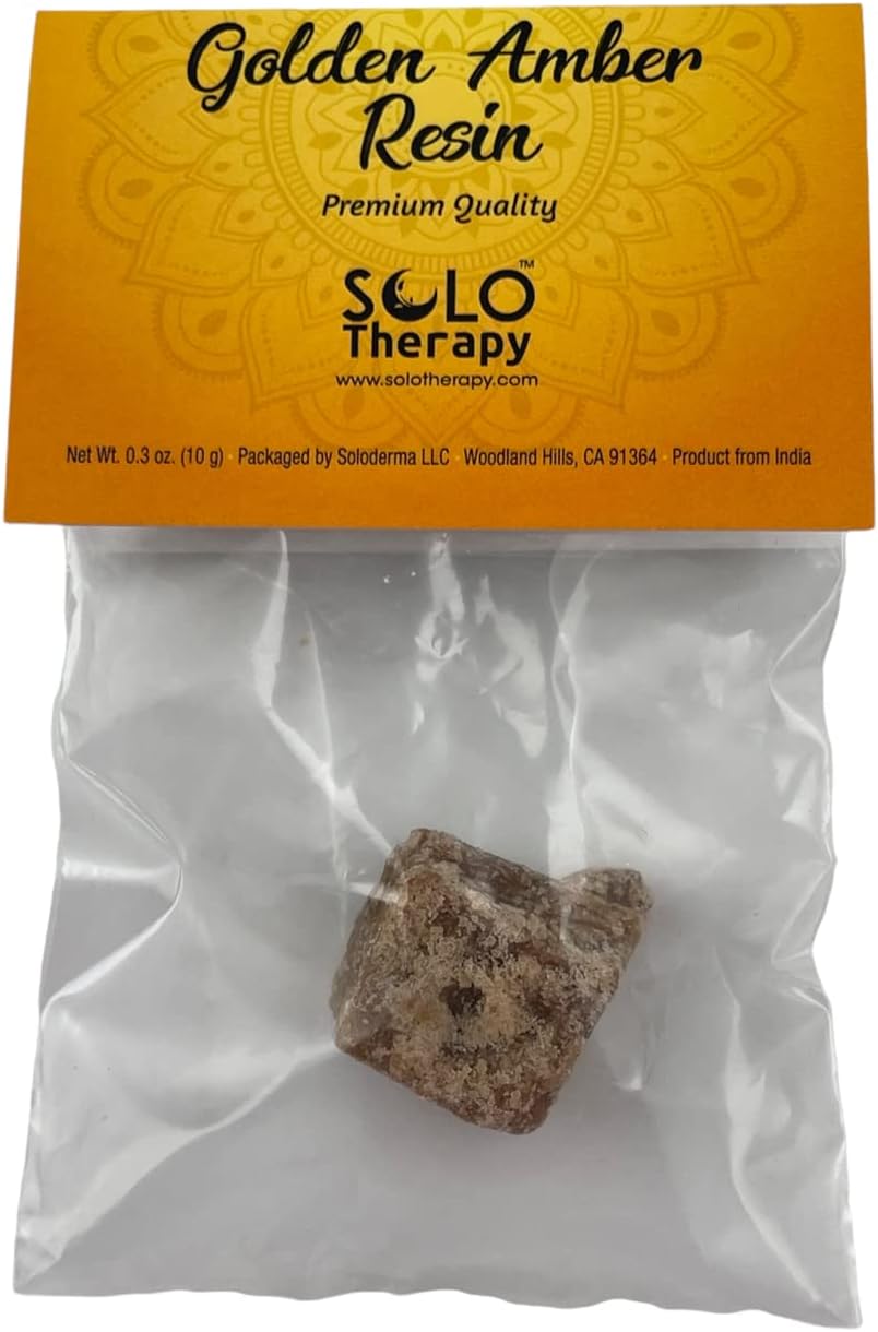 Amazon.com: Golden Amber 10 Grams, Premium Quality, Solid Amber for ...
