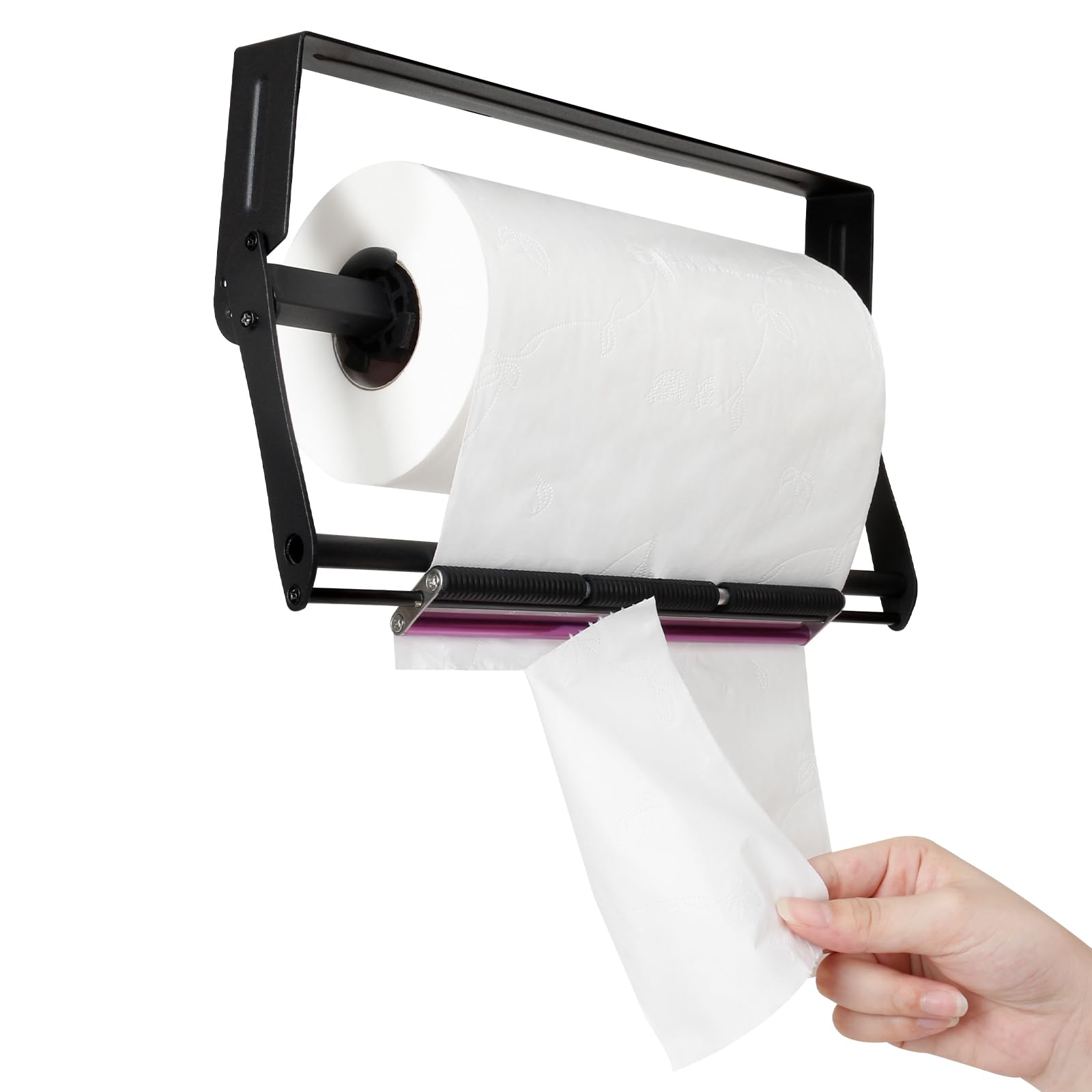 Amazon.com - Paper Towel Holder Under Cabinet,Wall Mount Paper Towel ...