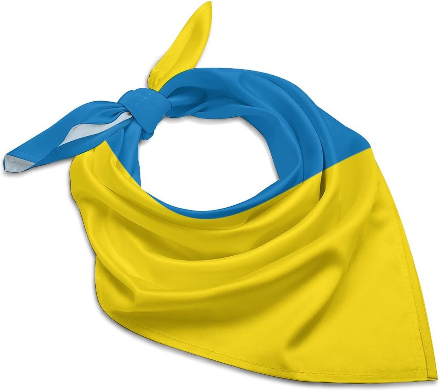 Amazon.com: Calculay Ukrainian Flag Bandana Turban Headband Head Wrap ...