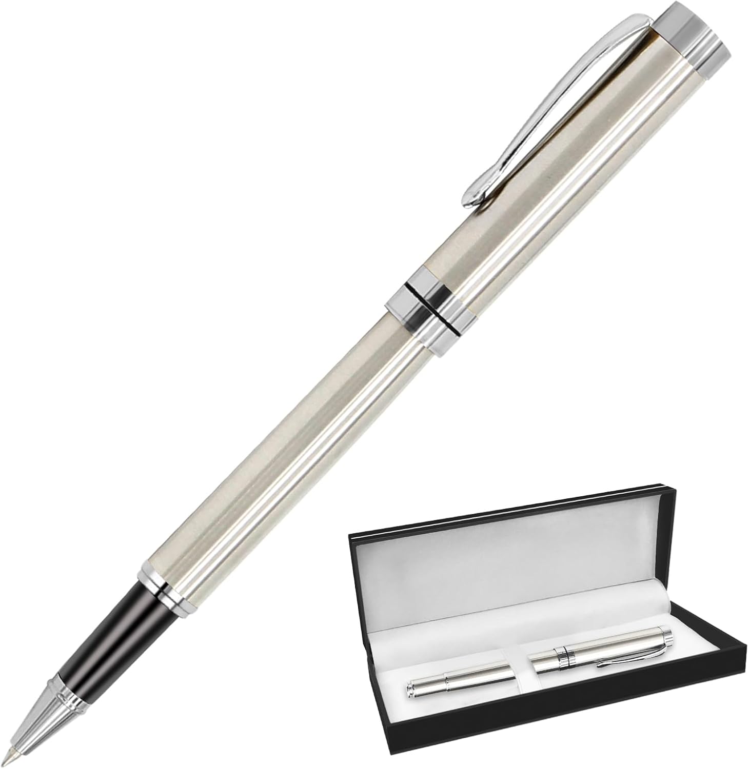 Amazon.com : Ballpoint Pen Black Ink for Men Woman Writing Pen Set with ...