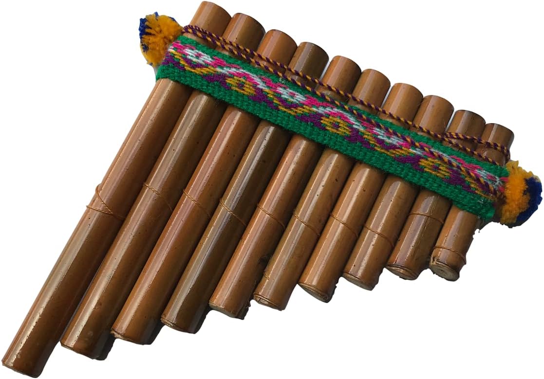 Panpipes, rondador, curved 13 pipes, fair trade : Amazon.co.uk: Musical ...