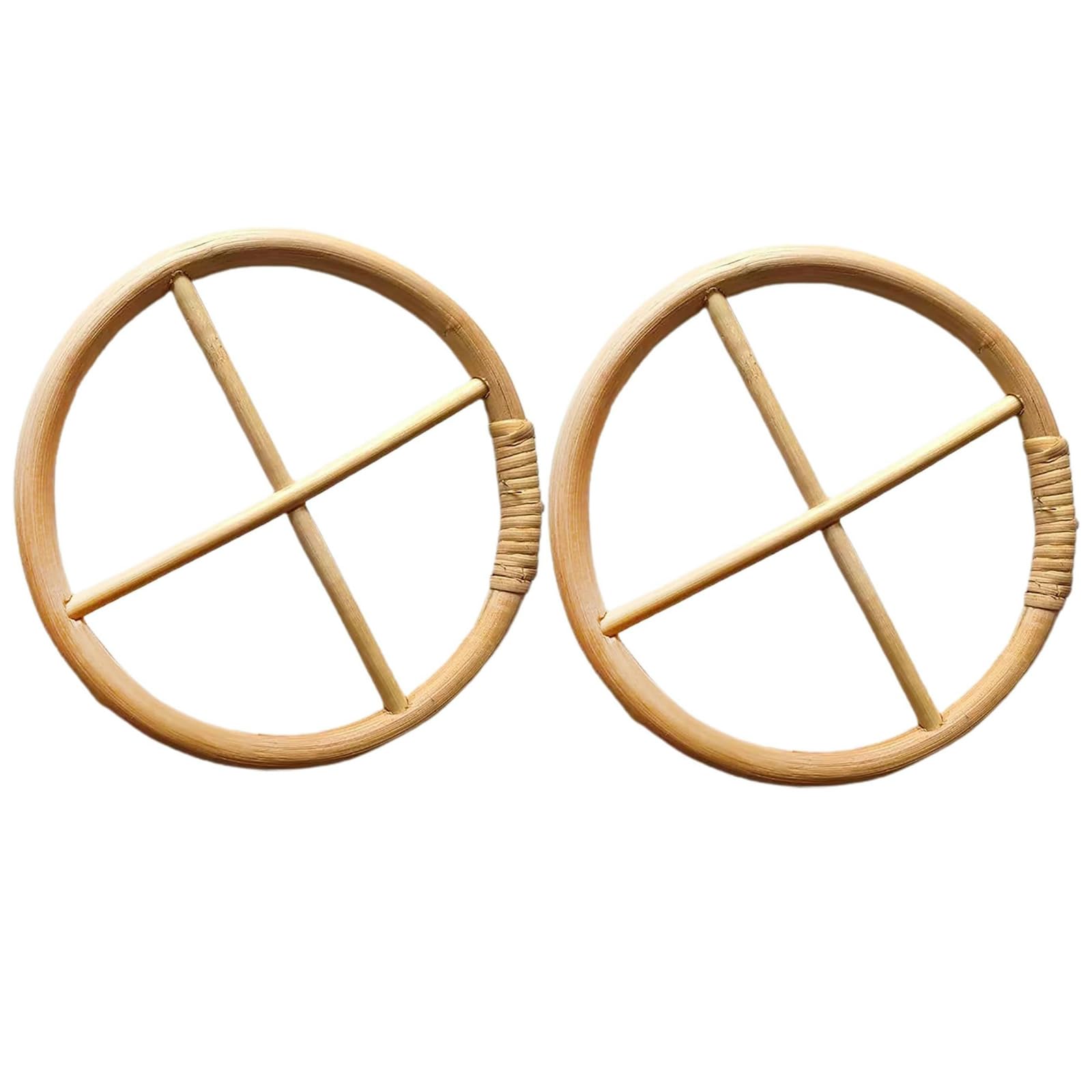 Amazon.com : 2Pcs Brown Wind Chime Circles, DIY Wind Chimes, Long ...