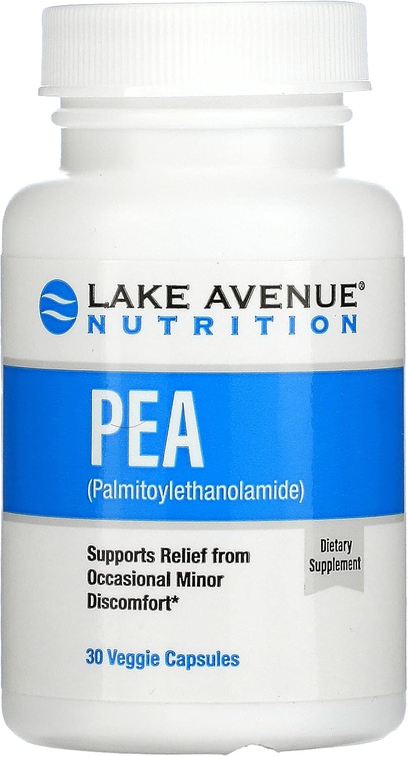Lake Avenue Nutrition, PEA (Palmitoylethanolamide), 30 Veggie Capsules ...