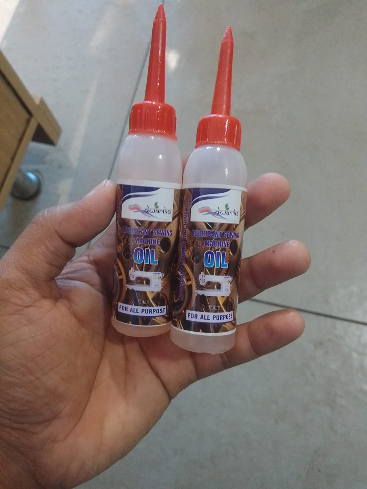 Dwarika Sewing and Multipurpose Lubrication Machine Oil, 50 ml (1 ...