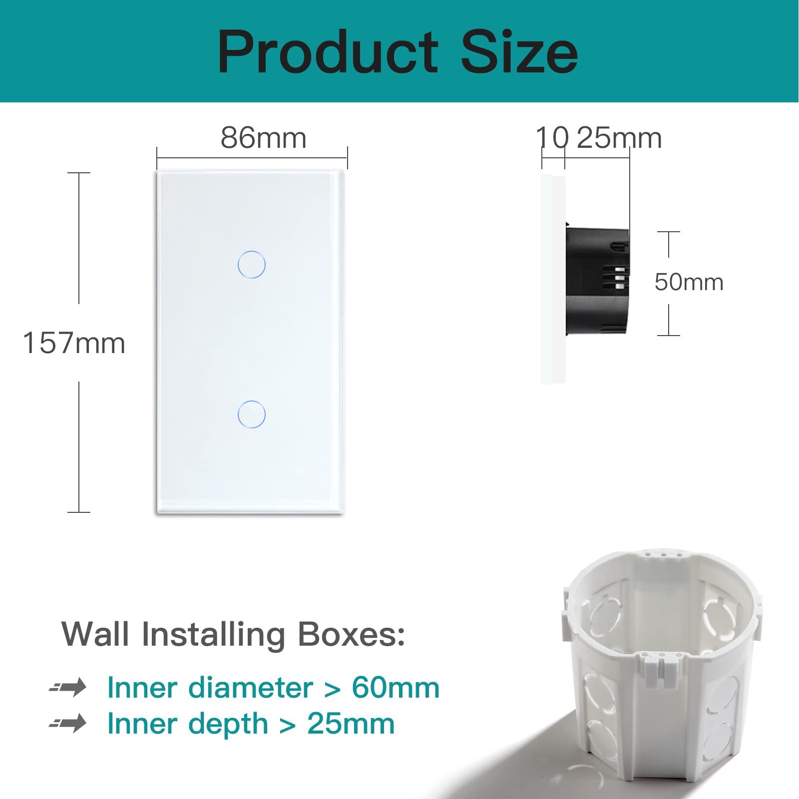 Ordinary Light Switch Dimensions