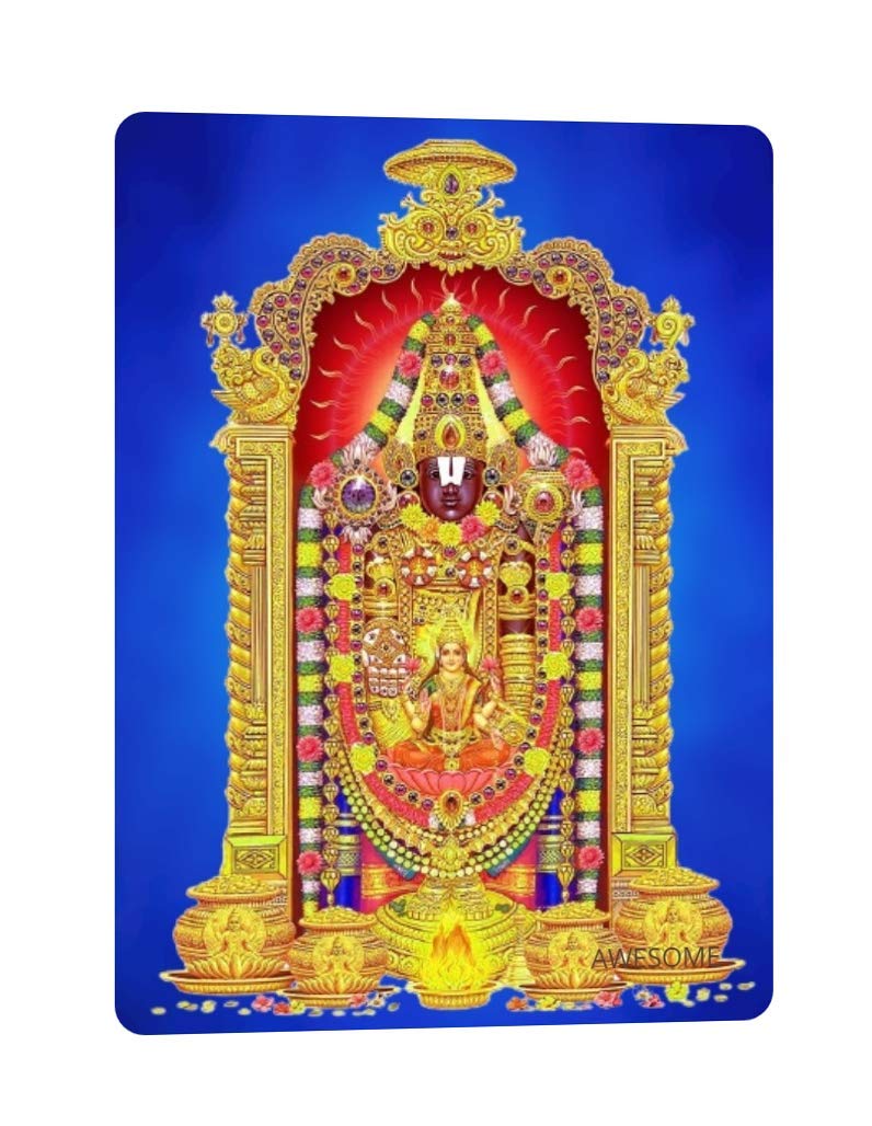 Buy AWESOME Tirupati Balaji Venkateswara God Picture for Pooja room ...