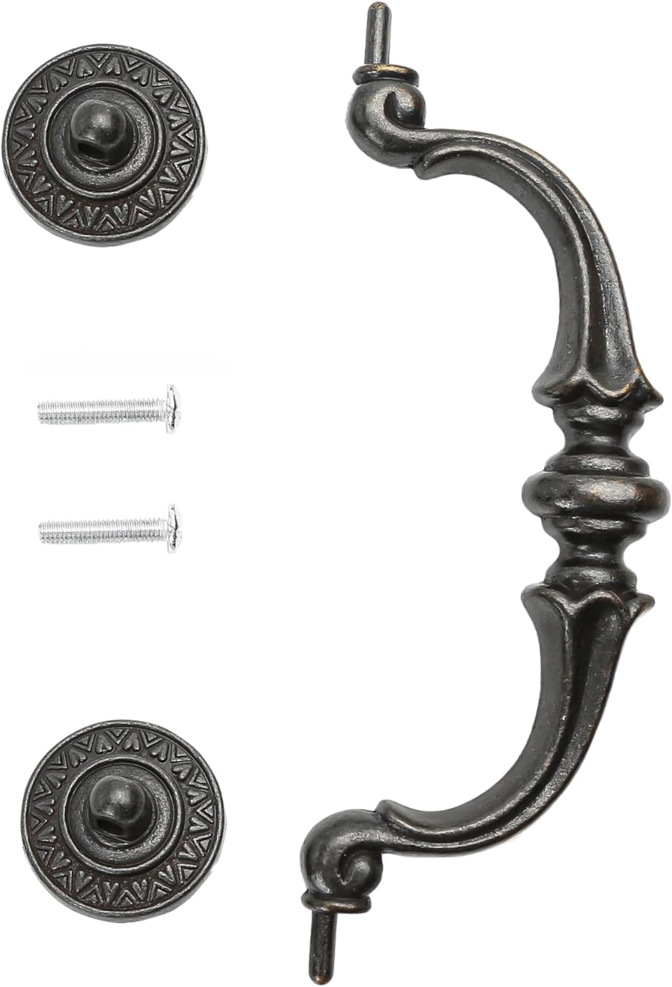 Marsrut C-C Vintage Style Bail Large Dark Antique Bronze Drawer Pull ...