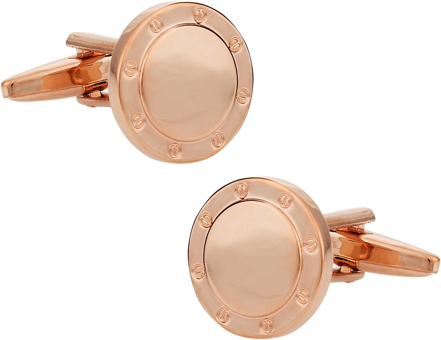 Amazon.com: Cruise Cuff Links Port Hole Rose Gold Cufflinks with Travel ...