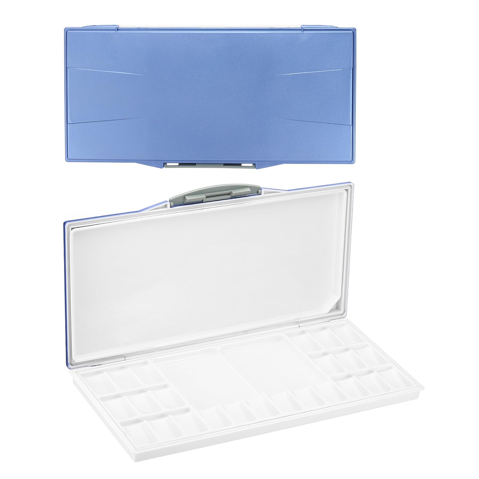 Amazon.com: PATIKIL 24 Wells Paint Storage Box, Airtight Folding ...