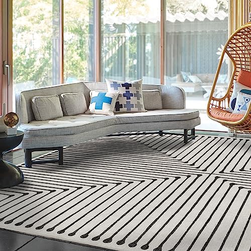 Amazon.com: RUGGABLE x Morris & Co Washable 8x10 Large Area Rug ...