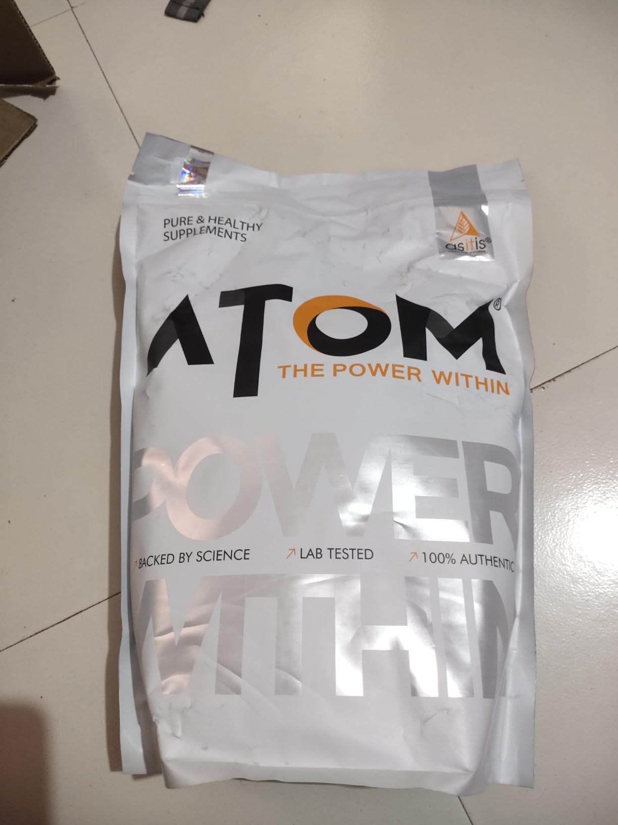 AS-IT-IS ATOM Whey Protein 1kg | 27g protein | Isolate & Concentrate ...