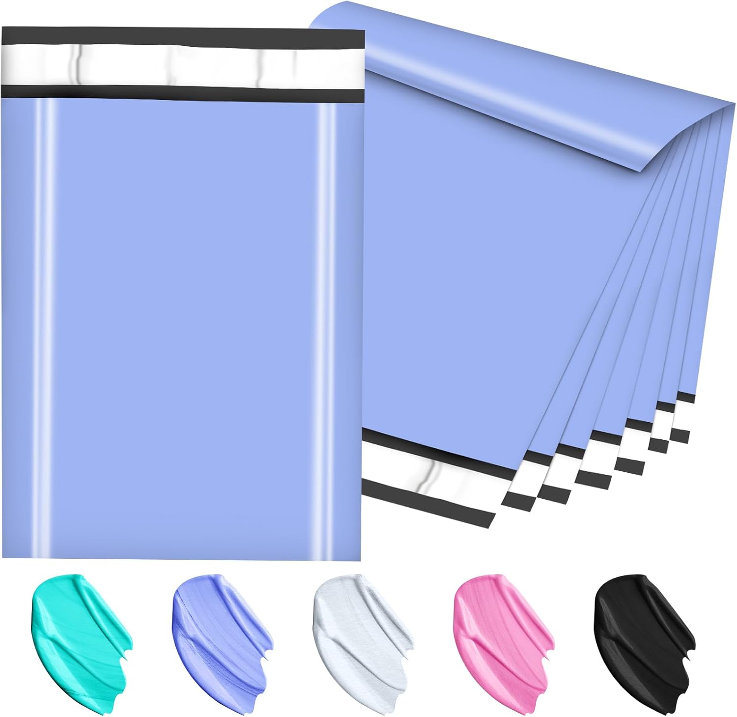 Amazon.com : JollyTrip Poly Mailers 10x13 Inch 200 Pcs, Light Blue ...