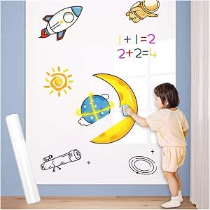 Whiteboard Contact Paper, PET Material Electrostatic Whiteboard ...