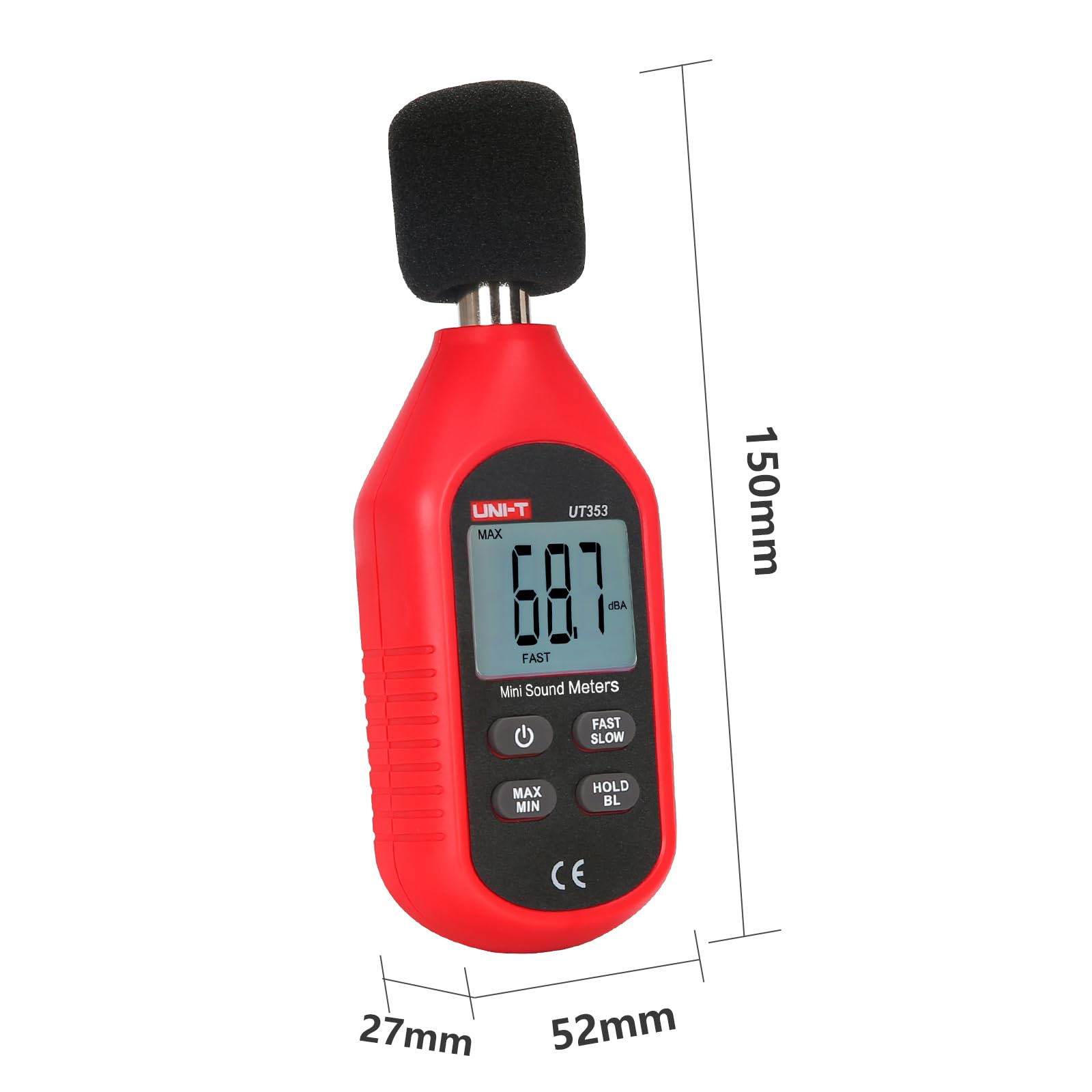 Snapklik.com : UT353 Mini Sound Level Meter Industrial/Home Noise Meter ...