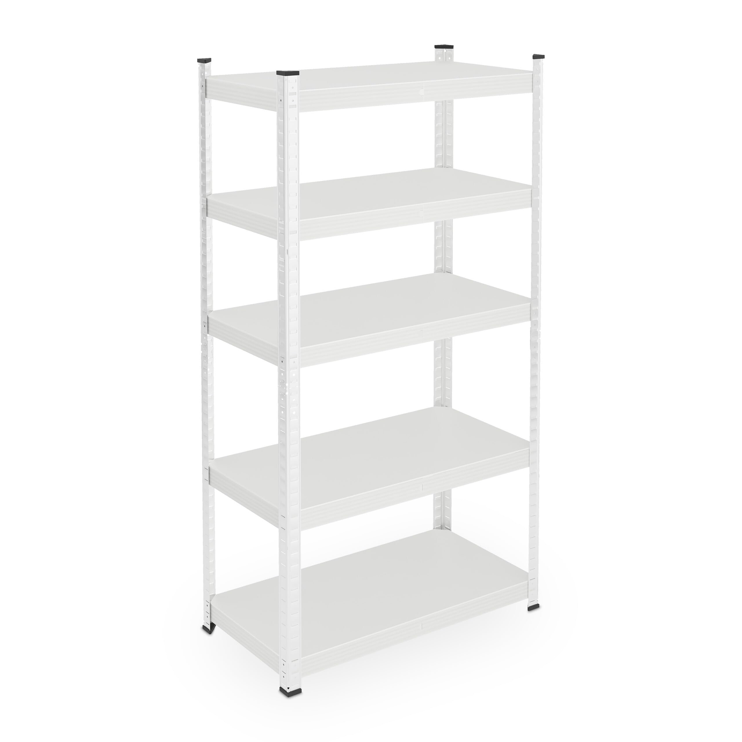 Relaxdays Heavy Duty Shelving Unit, White, 150 x 75 x 30 cm : Amazon.co ...