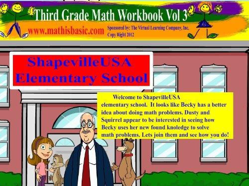 Third Grade Math Workbook Vol 3 , Monahan, Thomas, Mihal, Donna ...
