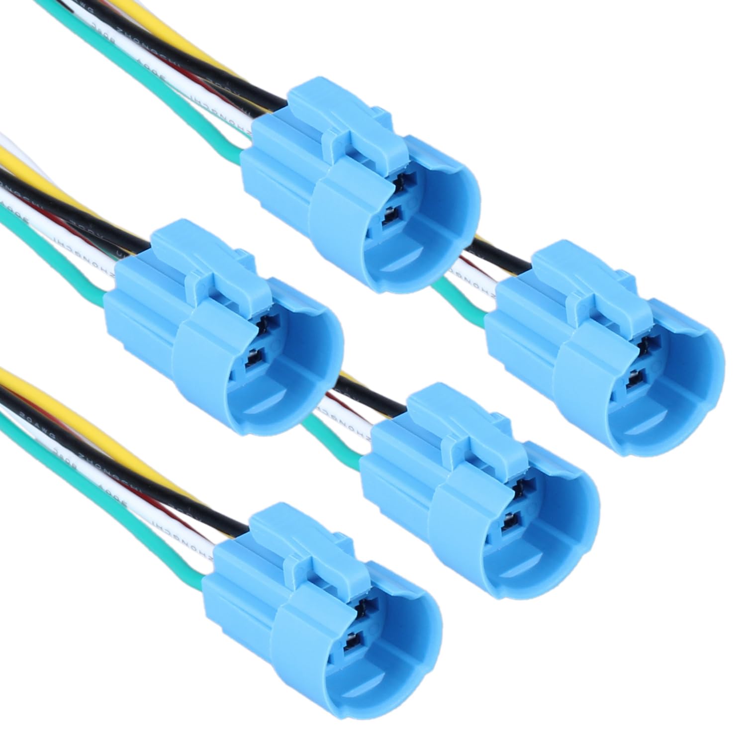 Snapklik.com : 5pcs Push Button Socket, Pigtail, Harness, Wire ...