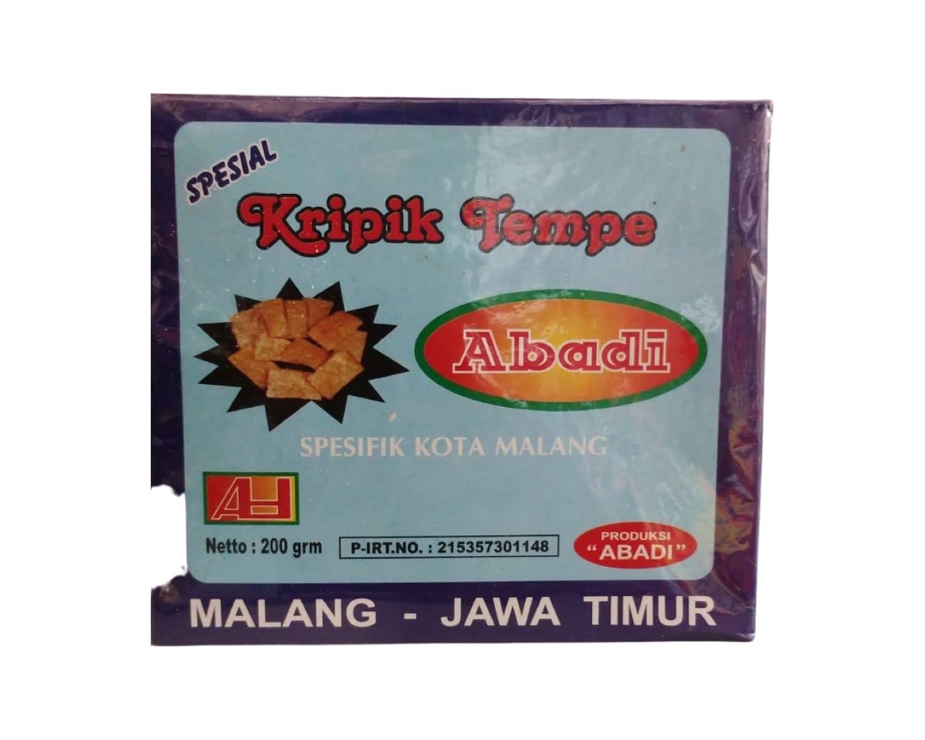 Amazon.com : Abadi Keripik Tempek (Soybean Crackers) (CL) (Pack of 1 ...