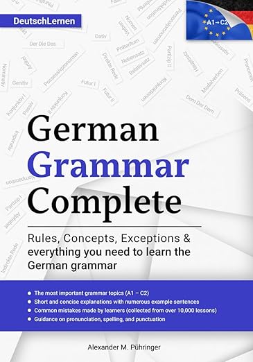 Amazon.com: Learn German: German Grammar Complete: All topics from A1 ...