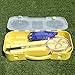 Amazon.com : Goplus Portable Badminton Set Outdoor Folding Adjustable ...
